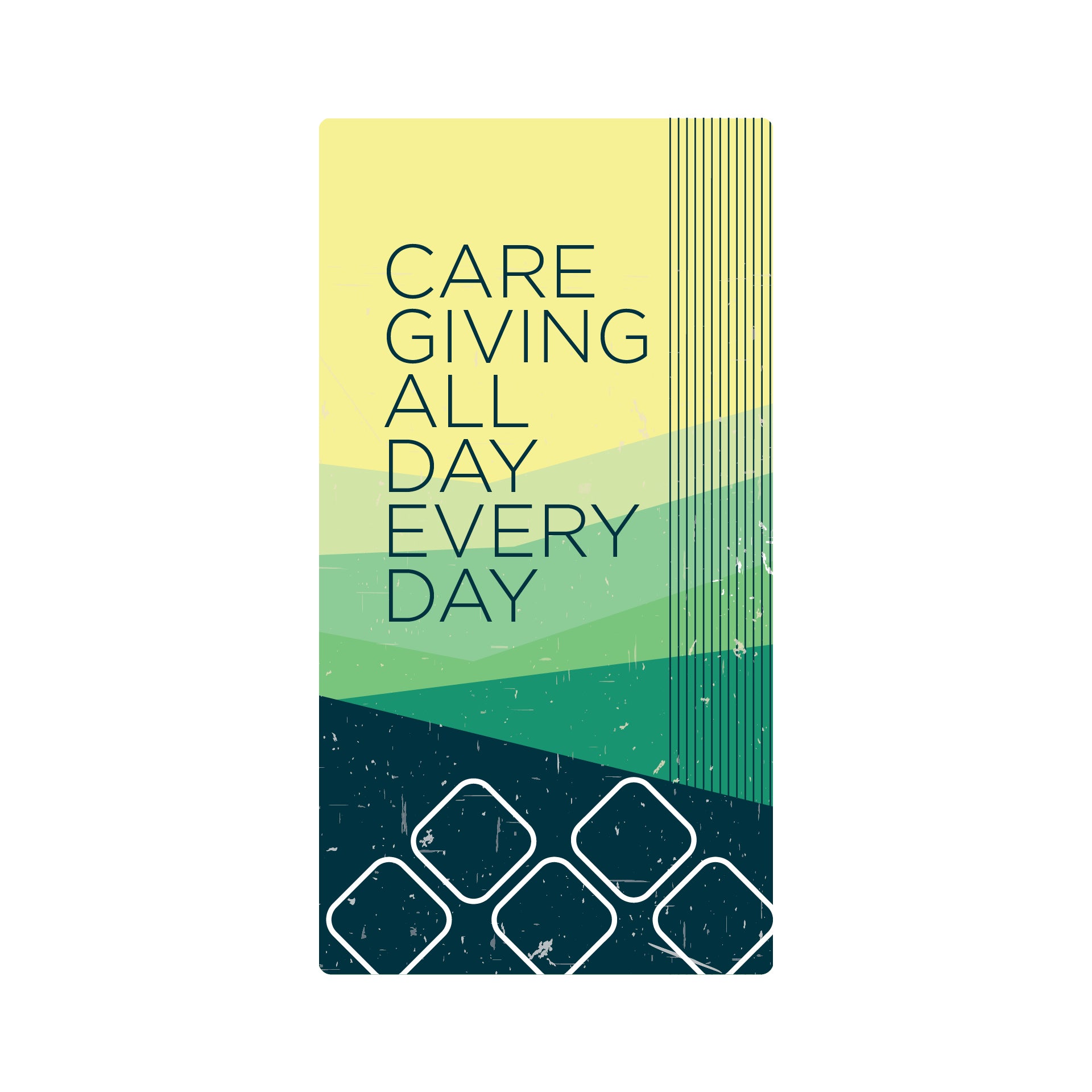 MH Sticker - Caregiving All Day Every Day – Gear by Monument Health