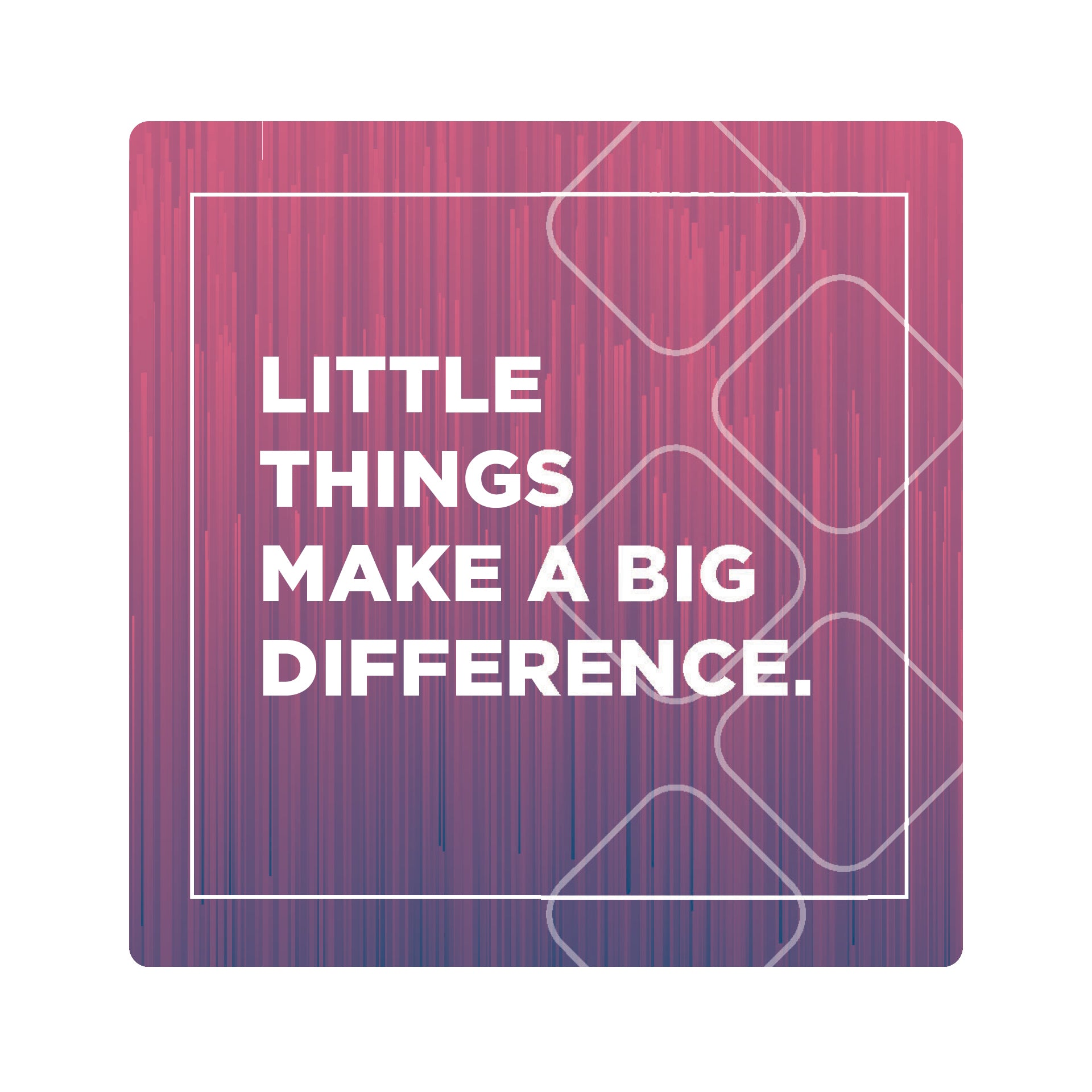 MH Sticker - Little Things Make A Big Difference – Gear by Monument Health