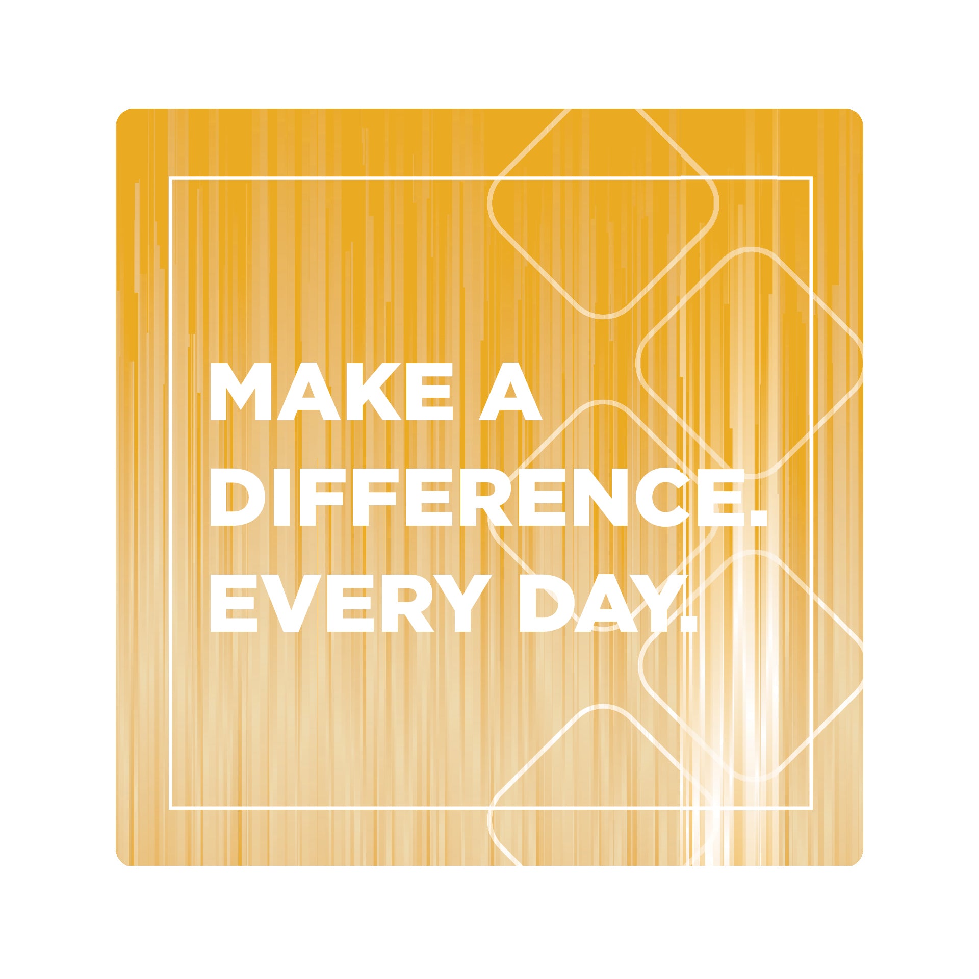MH Sticker - Make A Difference Every Day – Gear by Monument Health